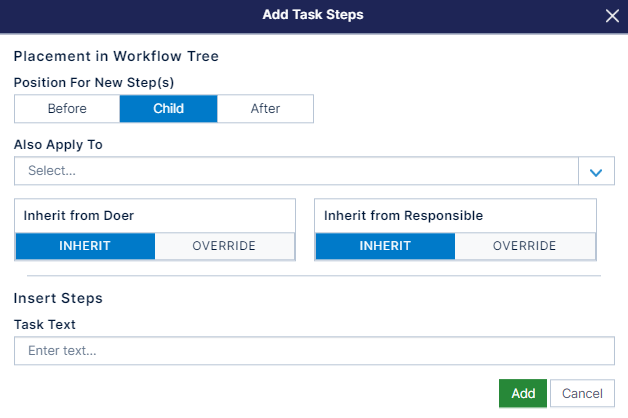 Insert Steps - Task – Bizview