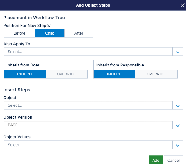 Insert Steps - Object – Bizview