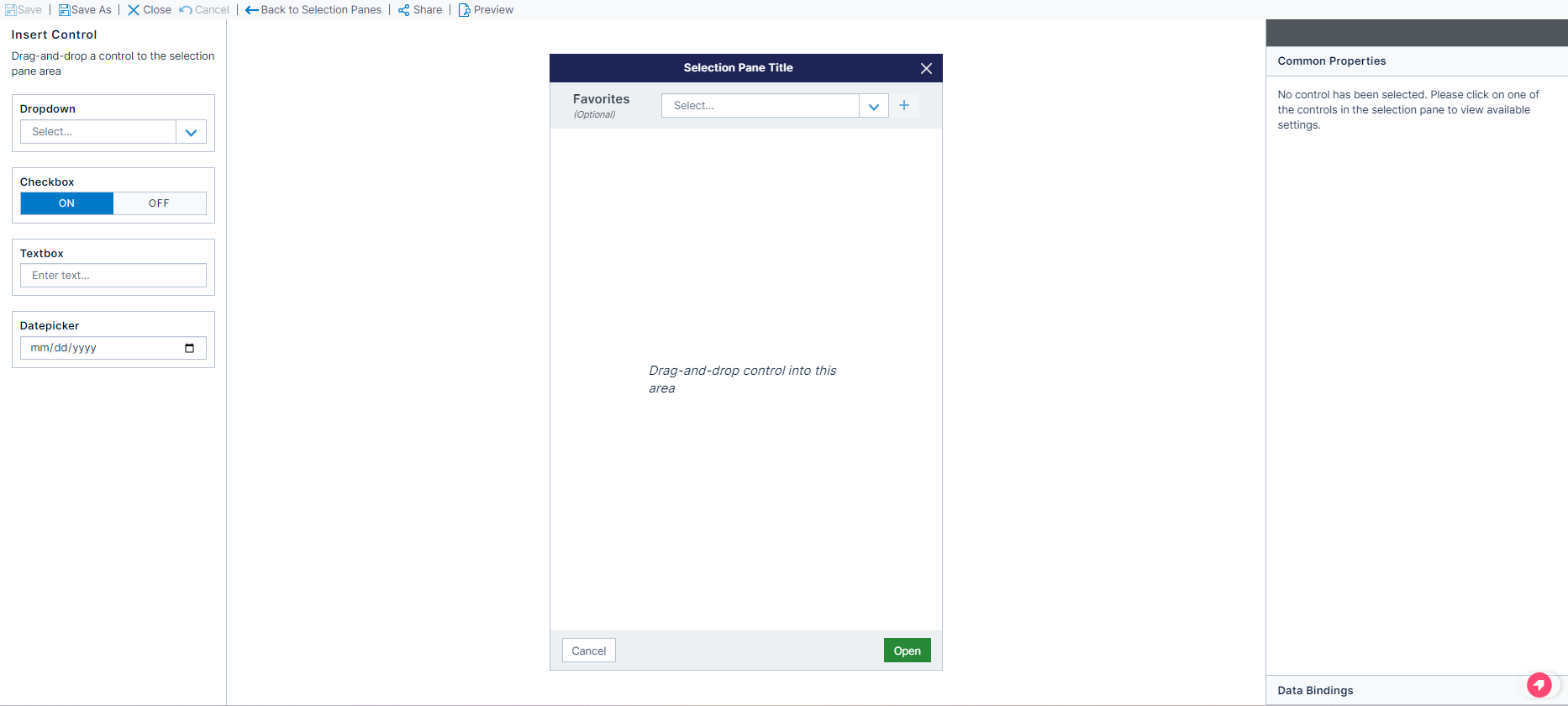 Pane Designer – Bizview