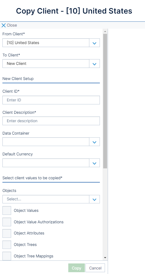 Copy Client – Bizview