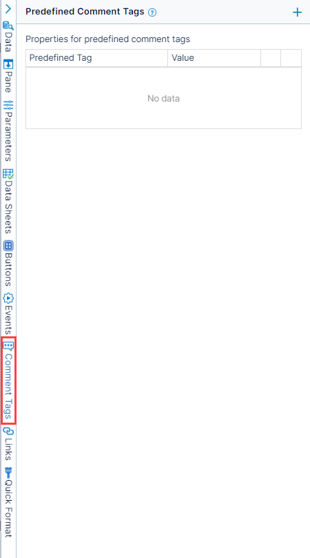 Right Panel - Comment Tags – Bizview