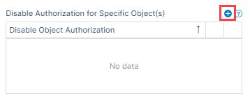 DISABLE_OBJECT_AUTH – Bizview