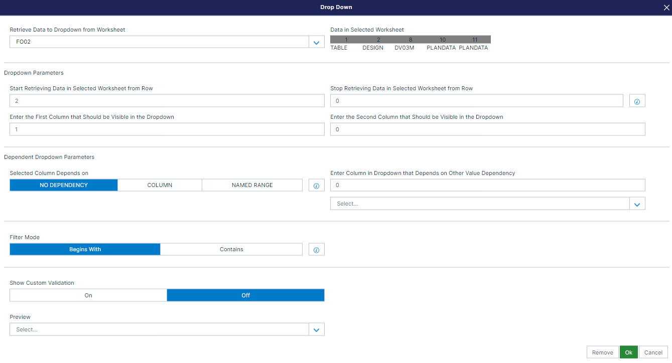 Dropdown – Bizview