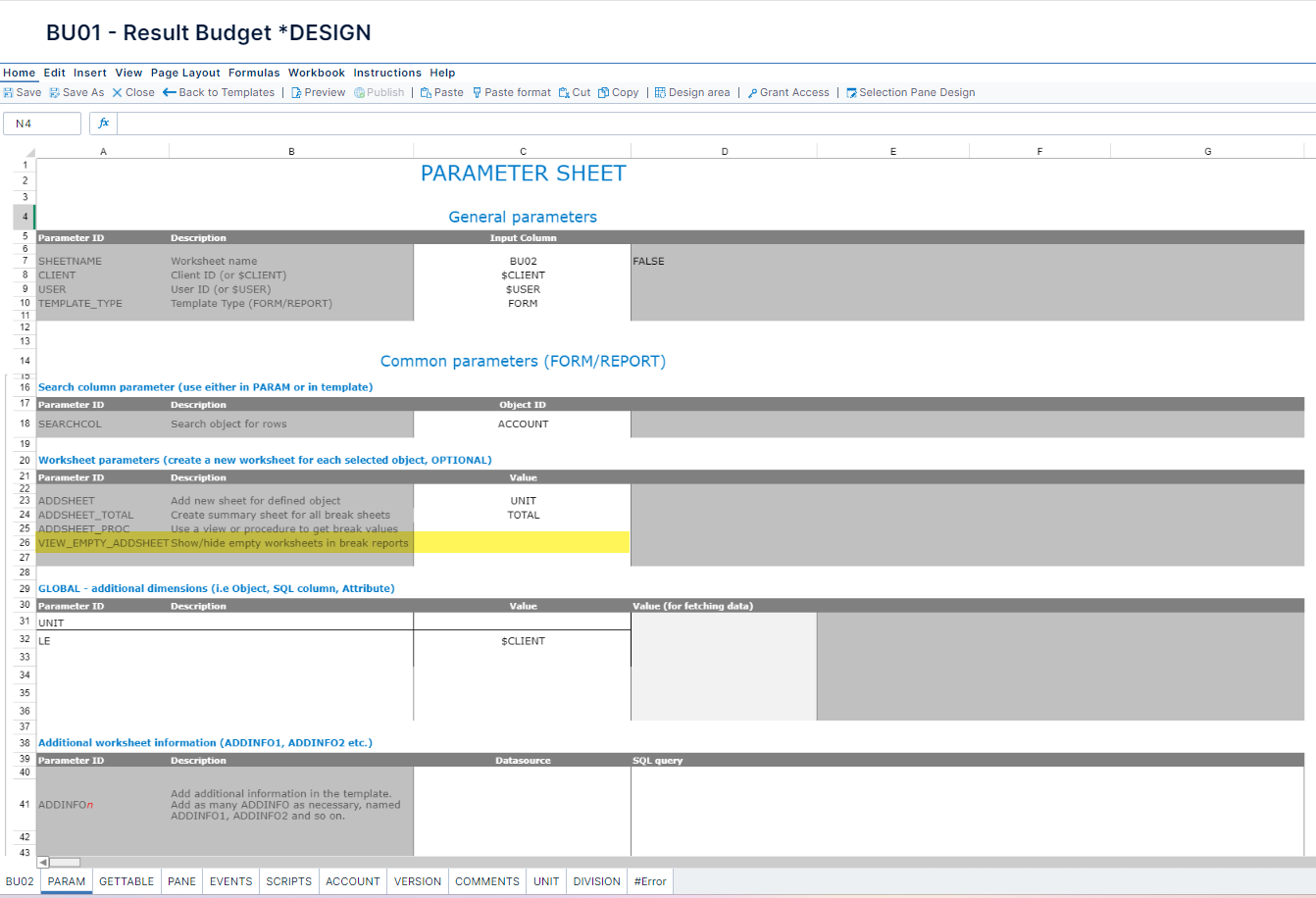 VIEW_EMPTY_ADDSHEETS – Bizview
