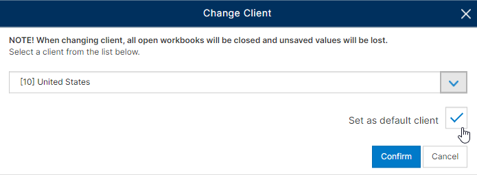 Change Client – Bizview